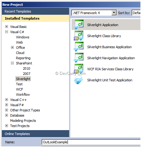 Silverlight 4 and COM: Sending Mails Using Outlook